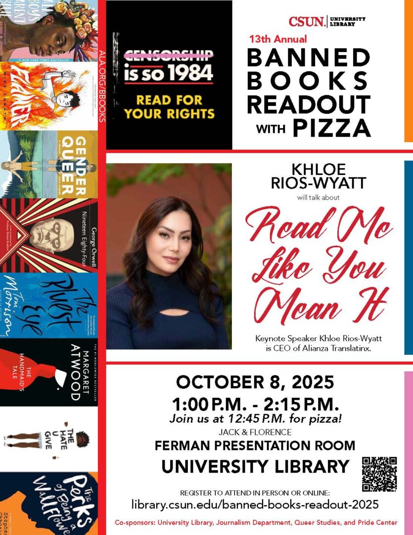CSUN University Library 13th Annual Banned Books Readout – CSUN News ...