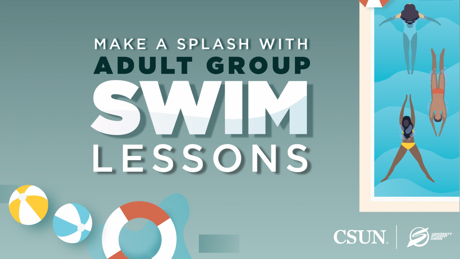 Adult Beginner Swim Lessons – CSUN News & Events